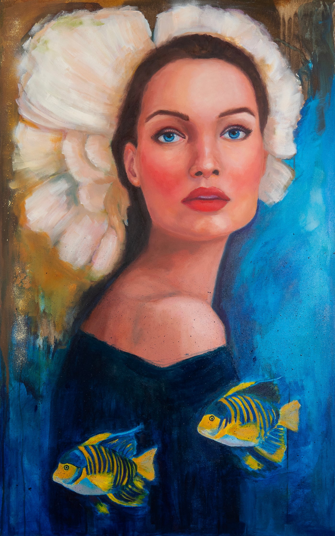Blue Reverie – Original Painting – Aranka Fazekas Fine Art – Aranka ...